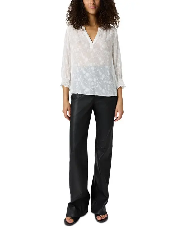 Gerard Darel Callys Ruffled Cuff Top
