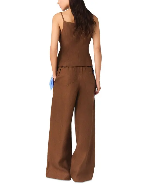 Maje Lilicao Linen Top