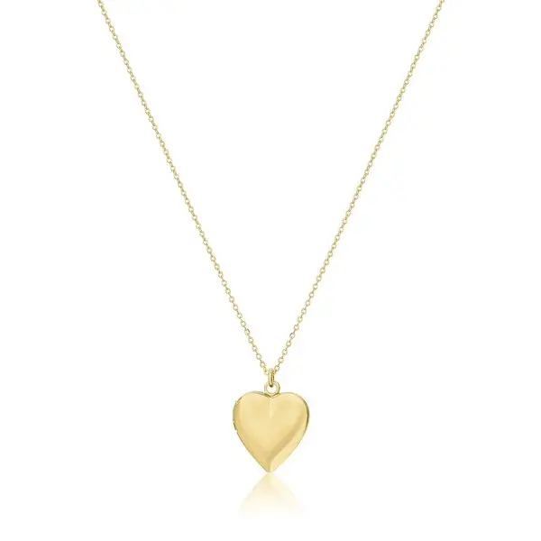 SET & STONES Roxy Heart Locket Necklace - Gold