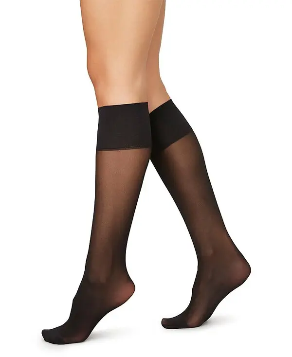 Swedish Stockings 4-pack Elin Premium Knee-highs - Black