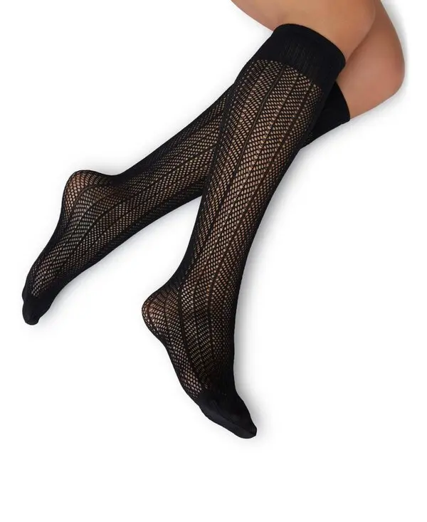 Swedish Stockings 2-pack Astrid Net Knee-highs