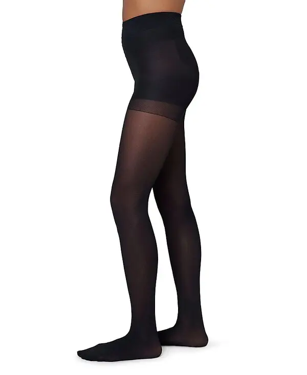 Swedish Stockings Anna Control Top Tights - Black