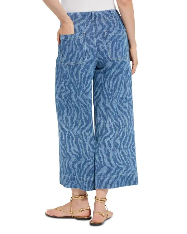 Lyssé Leo High-rise Cropped Wide Leg Jeans