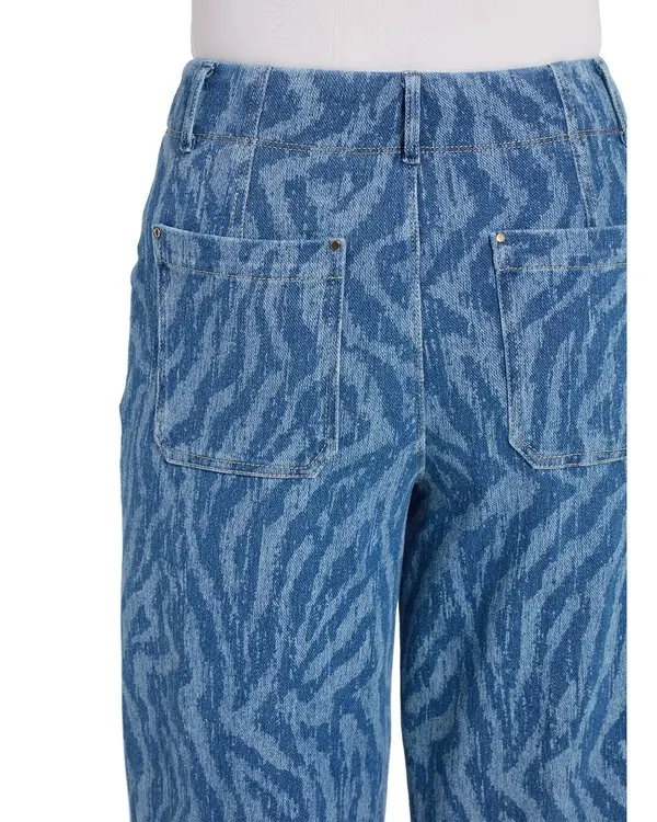 Lyssé Leo High-rise Cropped Wide Leg Jeans