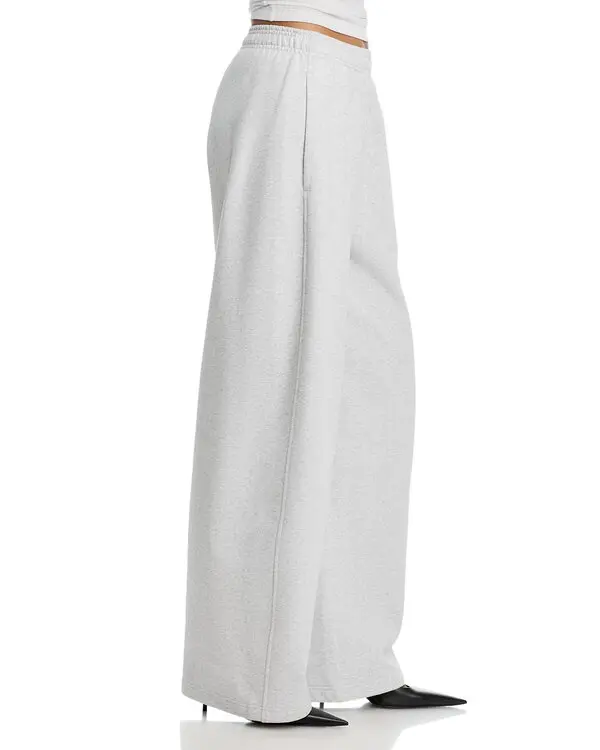 Alexander Wang Mid-rise Relaxed Sweatpants - Light Heather