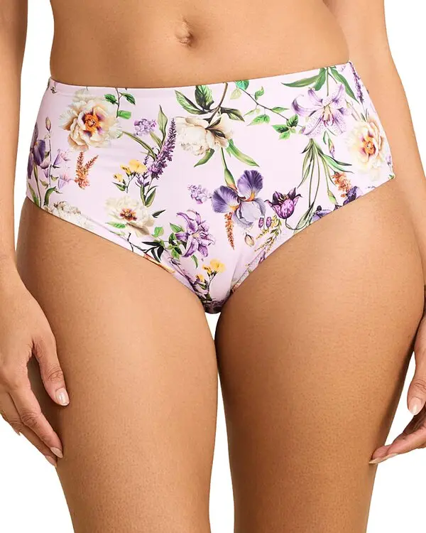Hanky Panky High-rise Bikini Bottom - Fawning Flora