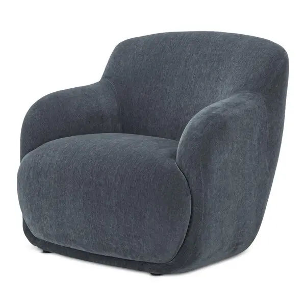 MOE'S HOME COLLECTION Stevie Lounge Chair - Slate Blue