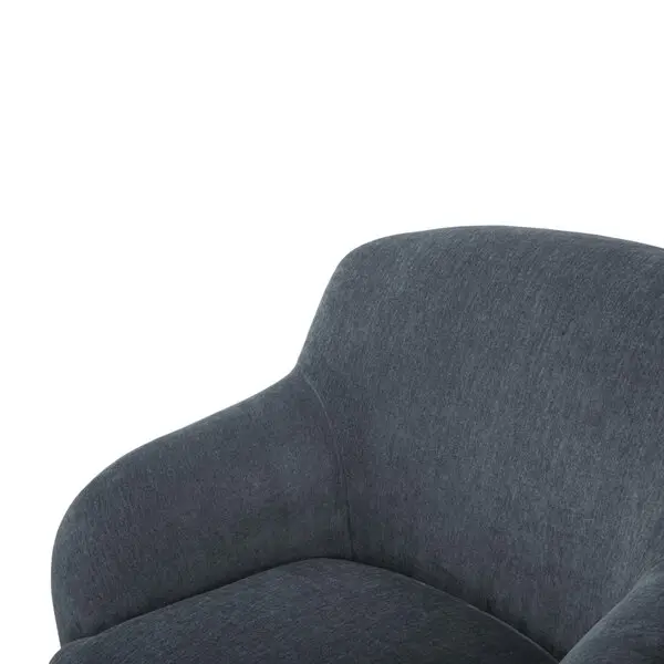 MOE'S HOME COLLECTION Stevie Lounge Chair - Slate Blue
