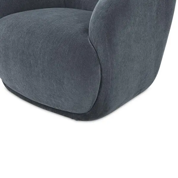 MOE'S HOME COLLECTION Stevie Lounge Chair - Slate Blue