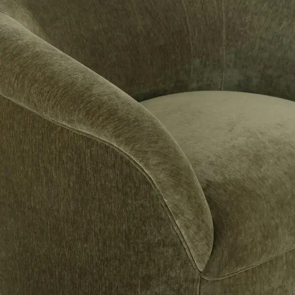 MOE'S HOME COLLECTION Thora Lounge Chair - Dark Green