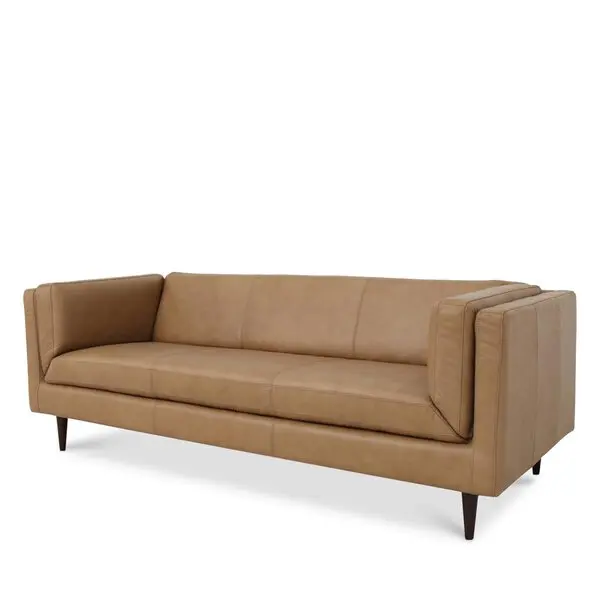 MOE'S HOME COLLECTION Woods Leather Sofa
