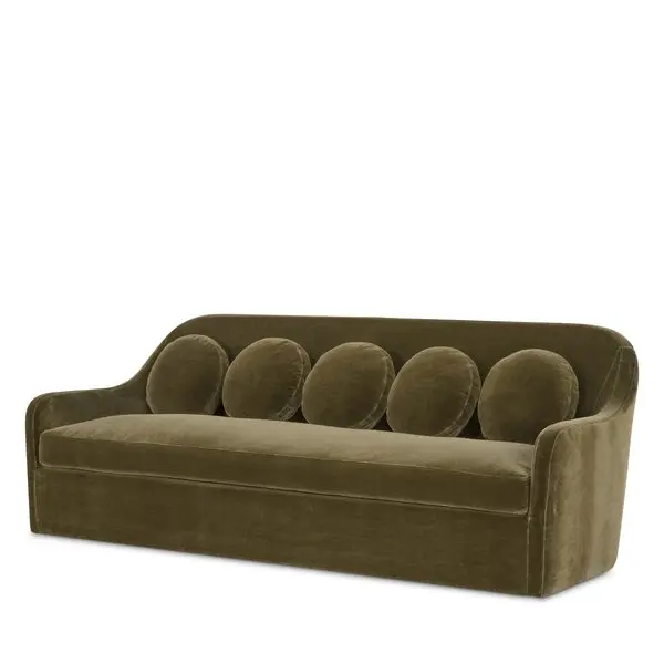 MOE'S HOME COLLECTION Rialto Faux Mohair Sofa