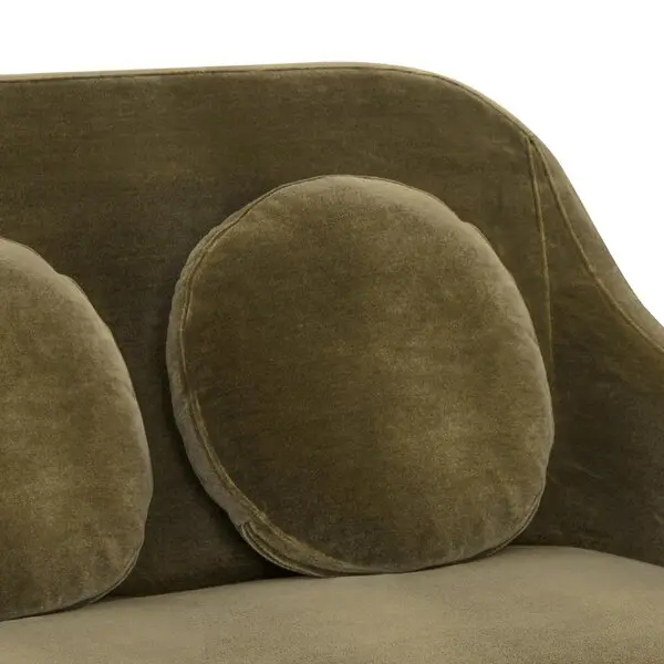 MOE'S HOME COLLECTION Rialto Faux Mohair Sofa