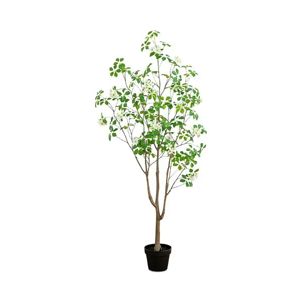 NEARLY NATURAL Artificial Dogwood Tree, 5 - Green