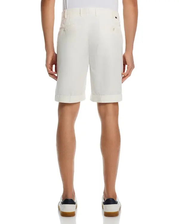 SLOWEAR Incotex Linen & Cotton Garment-dyed Chino Shorts - White
