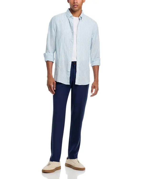 PT TORINO Wool Serge 160's Slim Fit Five Pocket Pants - Blue