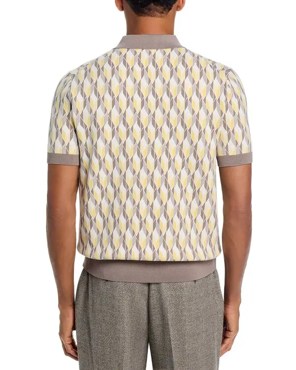 Hugo Seomo Regular Fit Patterned Polo Shirt