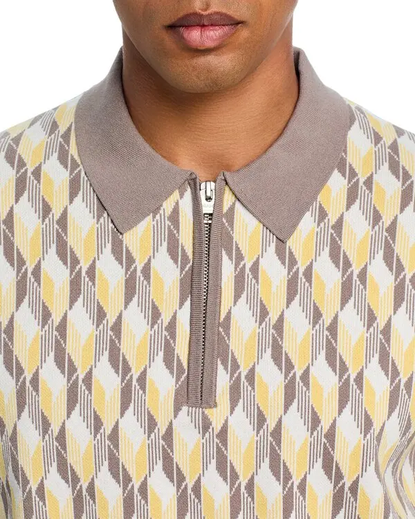Hugo Seomo Regular Fit Patterned Polo Shirt