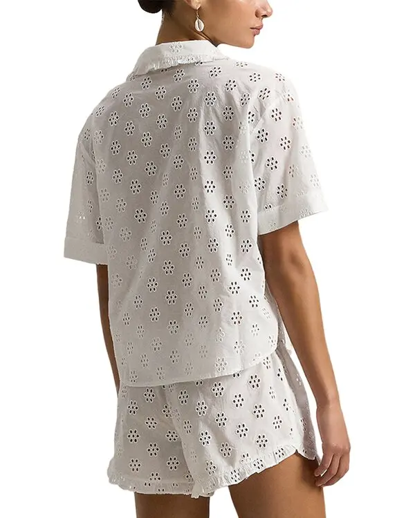 Polo Ralph Lauren Eyelet Embroidered Sleep Shirt