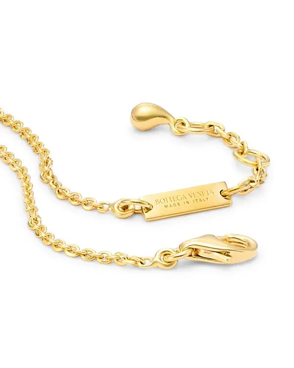 Bottega Veneta Drop Chain Bracelet - Yellow