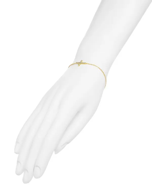 Kendra Scott Cross Crystal Bracelet - Gold