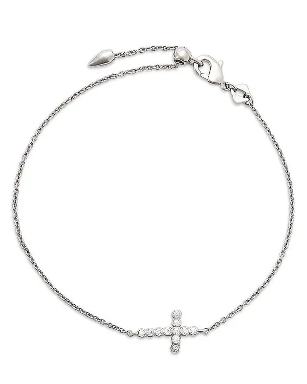 Kendra Scott Cross Crystal Bracelet - Rhodium