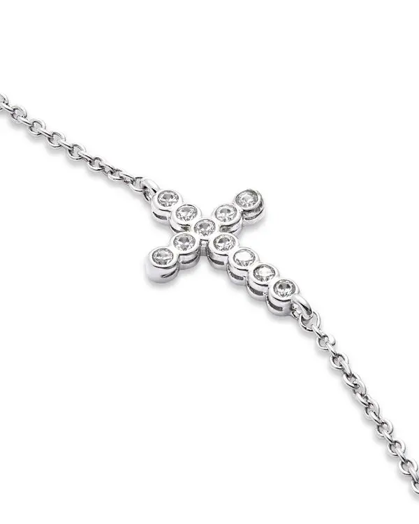 Kendra Scott Cross Crystal Bracelet - Rhodium