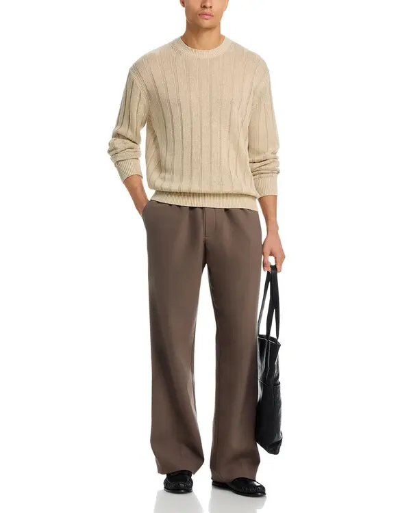 Madewell Wide Rib Crewneck Sweater