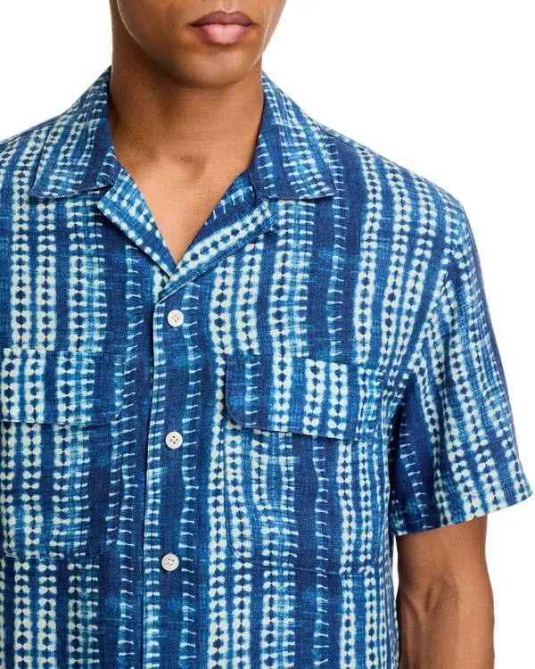 Madewell Tencel Blend Short Sleeve Shirt - Classic Indigo