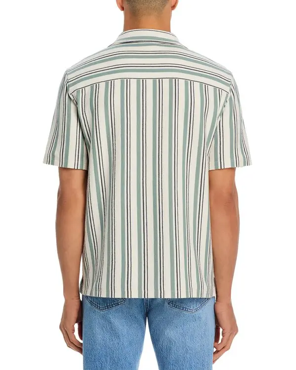 Madewell Florence Cuban Collar Shirt - Frosted Cypress