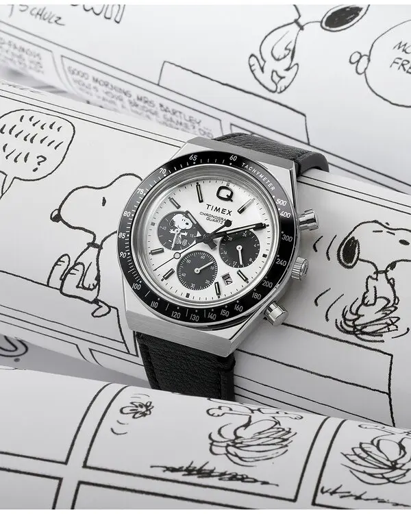 TIMEX Q X Peanuts Snoopy Chronograph 40mm