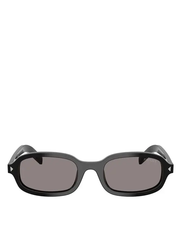 Prada Pr Oval Sunglasses - Black