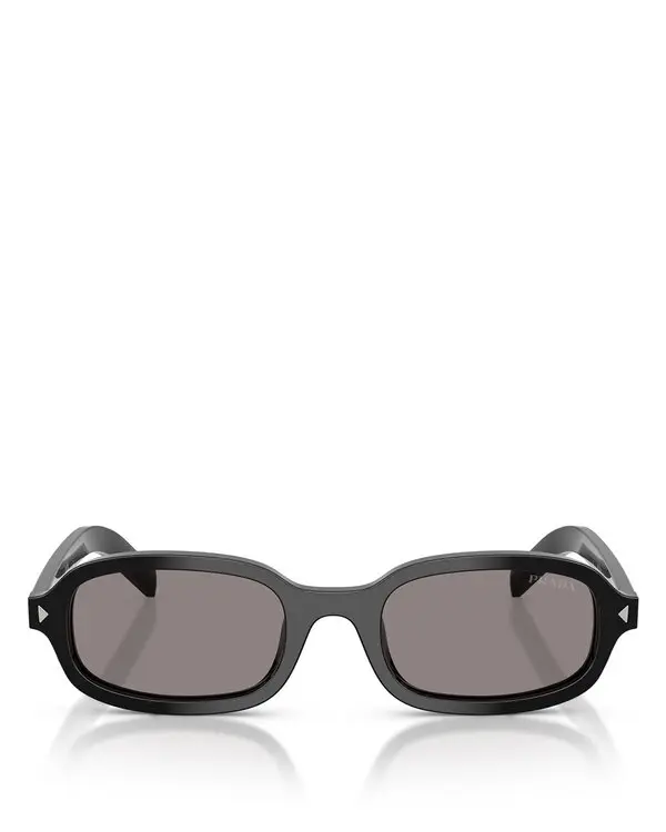 Prada Pr Oval Sunglasses - Black