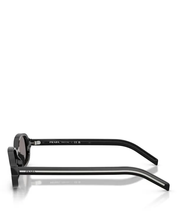 Prada Pr Oval Sunglasses - Black