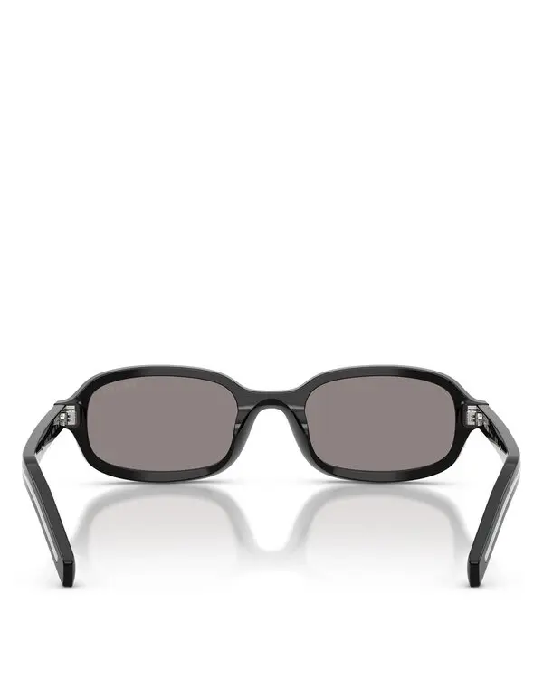 Prada Pr Oval Sunglasses - Black