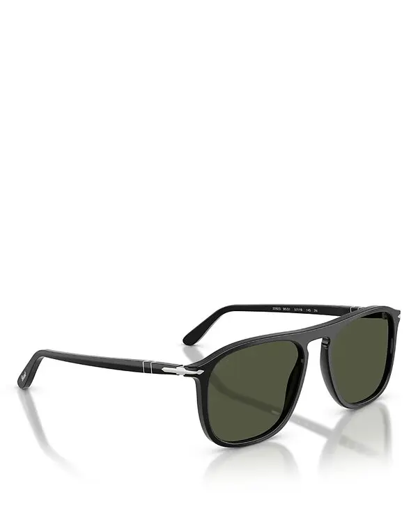 Persol Square Frame Sunglasses, 57mm - Black