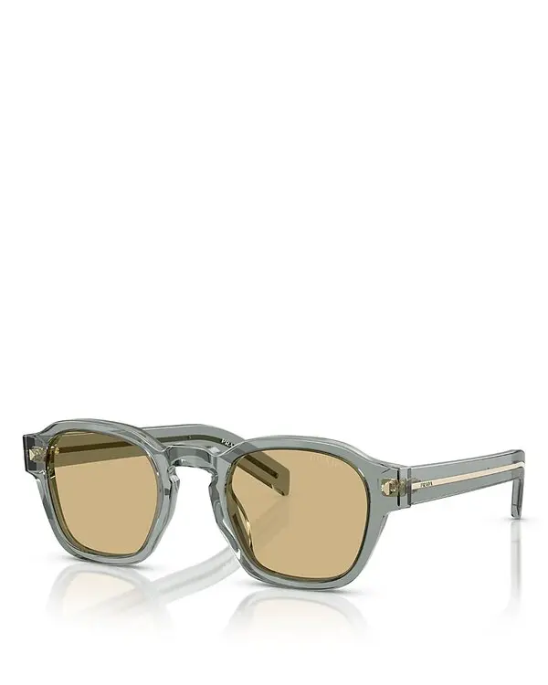 Prada Round Frame Sunglasses - Light Brown