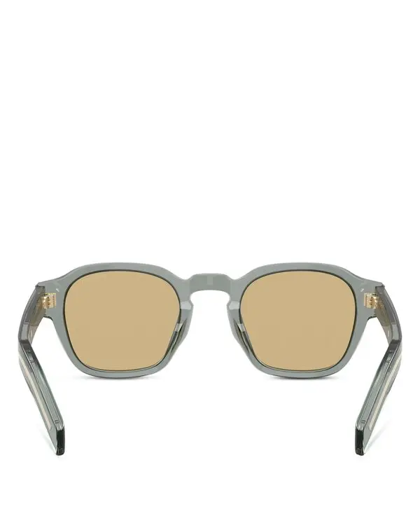 Prada Round Frame Sunglasses - Light Brown
