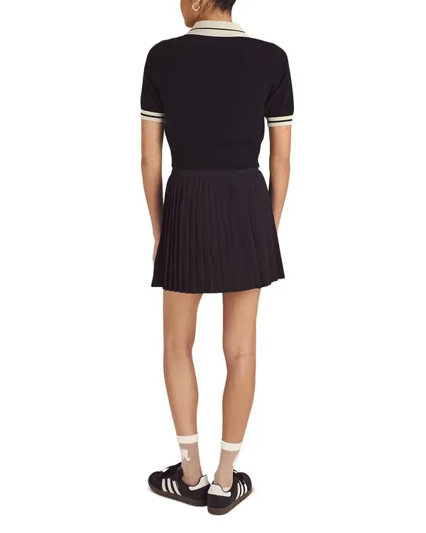 MALBON Mikayla Wool & Cashmere Knit Polo