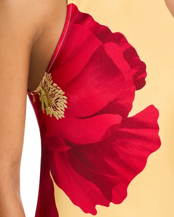 Farm Rio Poppy Flowers Maxi Dress - Poppy Flow