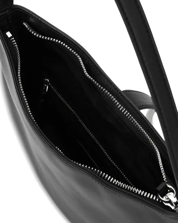 Staud Harlow Crescent Leather Shoulder Bag