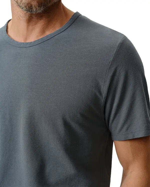 ALEX CRANE Crepe Crewneck T-shirt - Lake