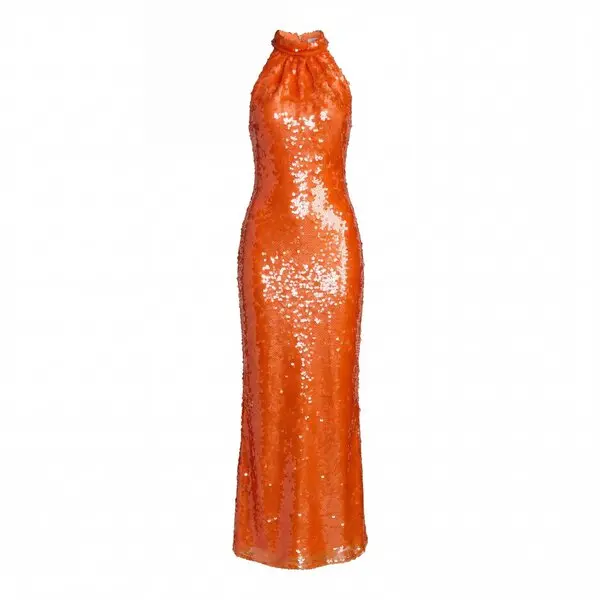 Mac Duggal Sequin Halterneck Dress