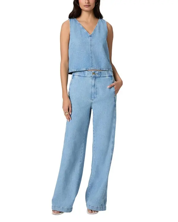 Paige Rumi High-rise Wide-leg Jeans