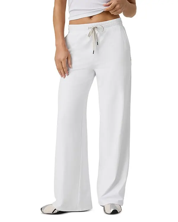 Vuori Halo Essential Wide Leg Pants - White