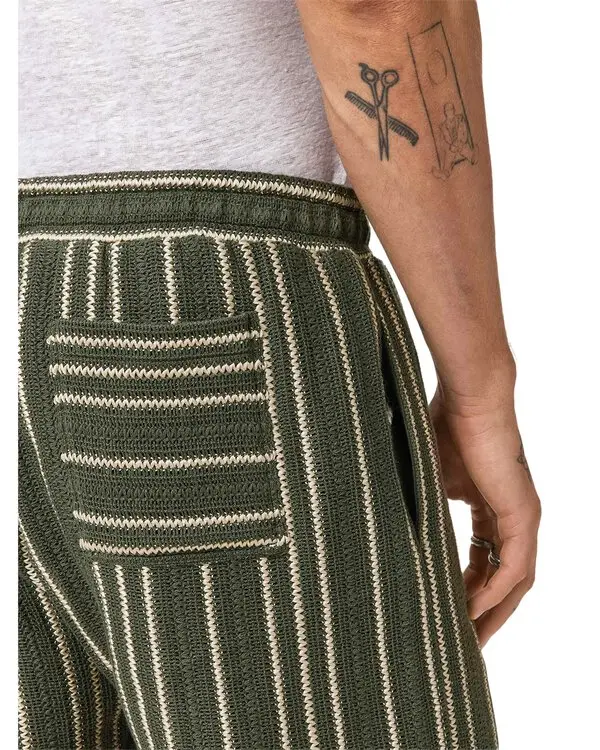 John Varvatos Vertical Texture Striped Shorts
