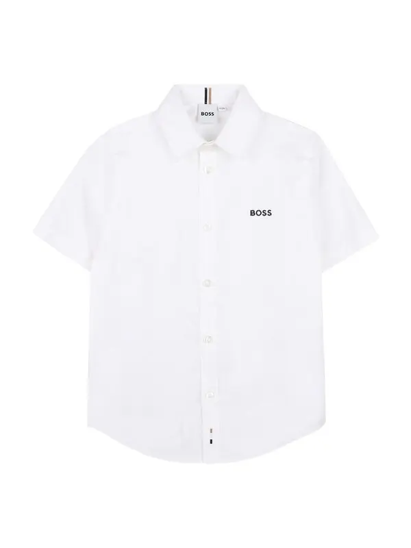 BOSS Camicia A Maniche Corte - White
