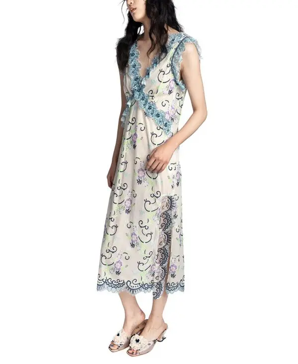 Anna Sui Lady Chatterley's Lace Dress