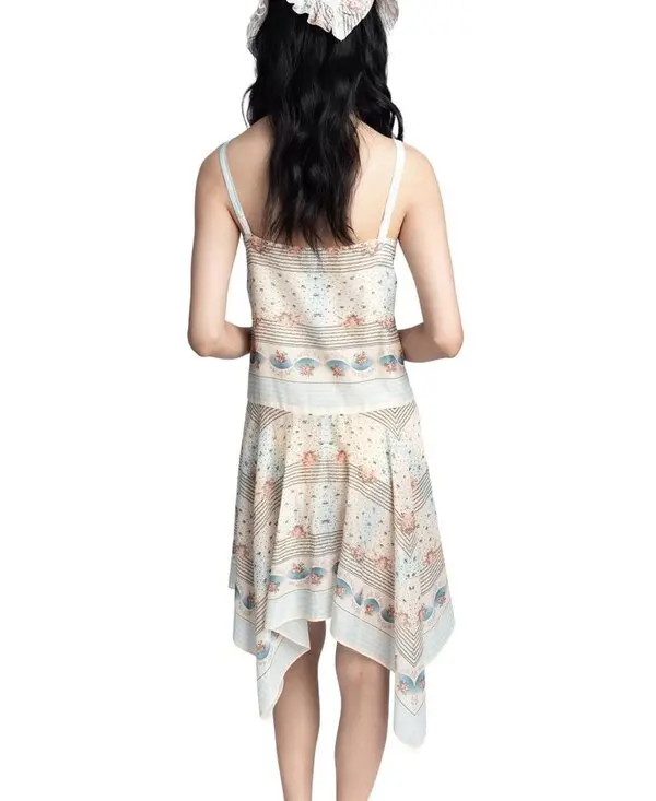 Anna Sui Heritage Scarf Print Dress