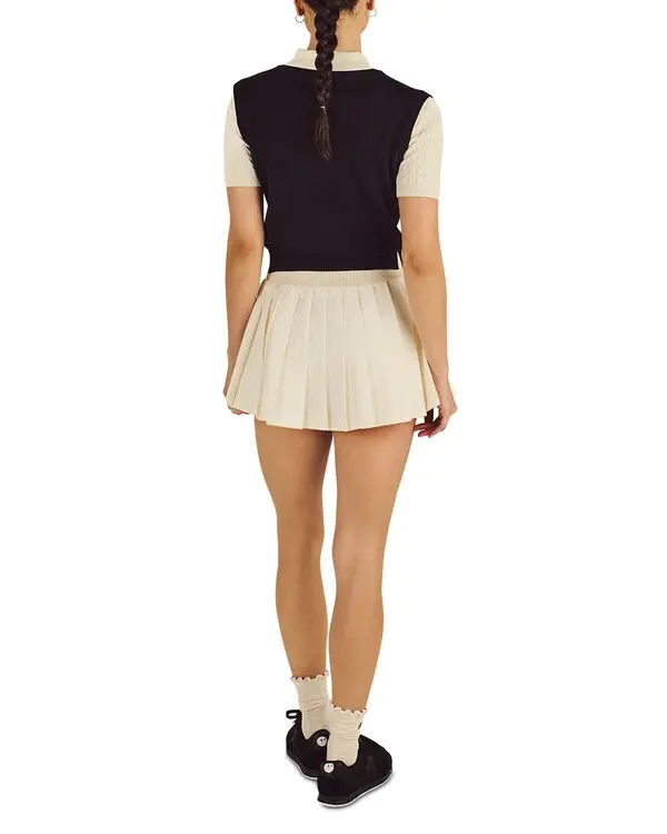 MALBON Giselle Mini Skirt - Cream
